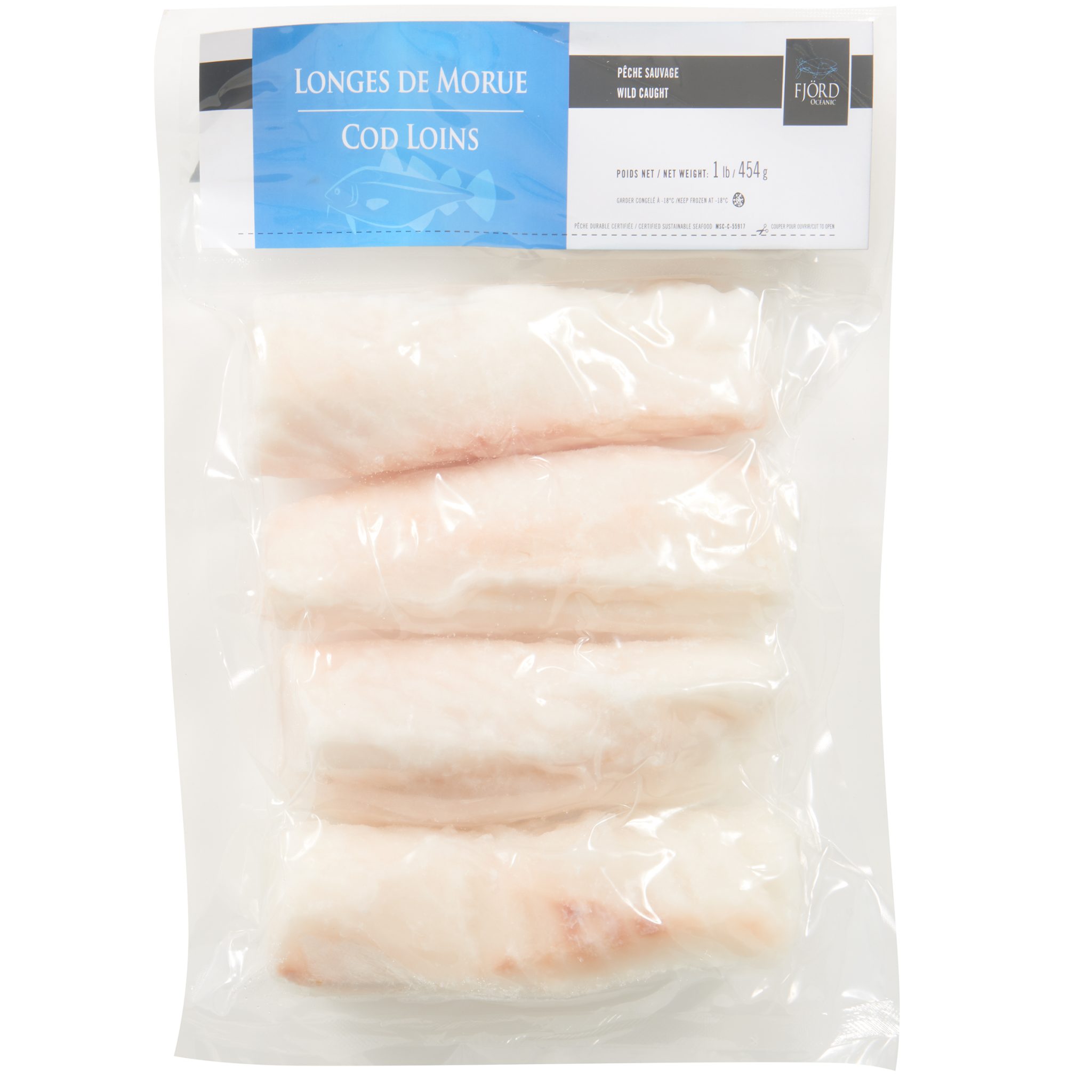 Pacific Cod Loins - Pêcheries Oceanic